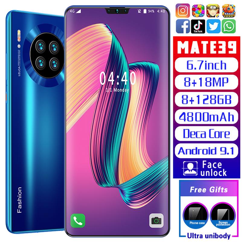 10 Core Mate 39 8GB RAM 128GB ROM 4G Smartphone günstig kaufen — Preis ...