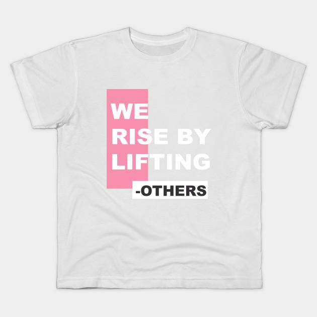 Buy Children Cartoon We Rise By Lifting Others Print Funny Game T Shirt ...