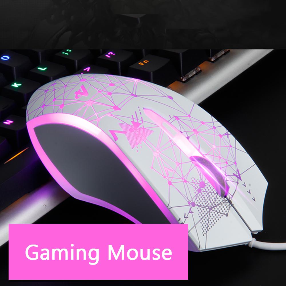 Buy Ajazz AJ119 Wired Gaming Mouse 6 Button LED 2400 DPI Optical DPI ...