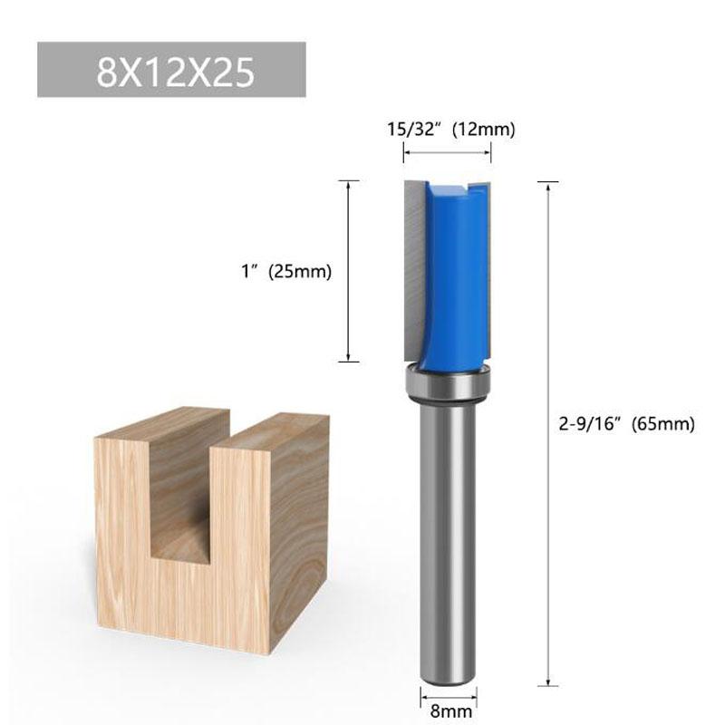 Cheap 1/3pc 8mm Shank Template Trim Hinge Mortising Router Bit With ...