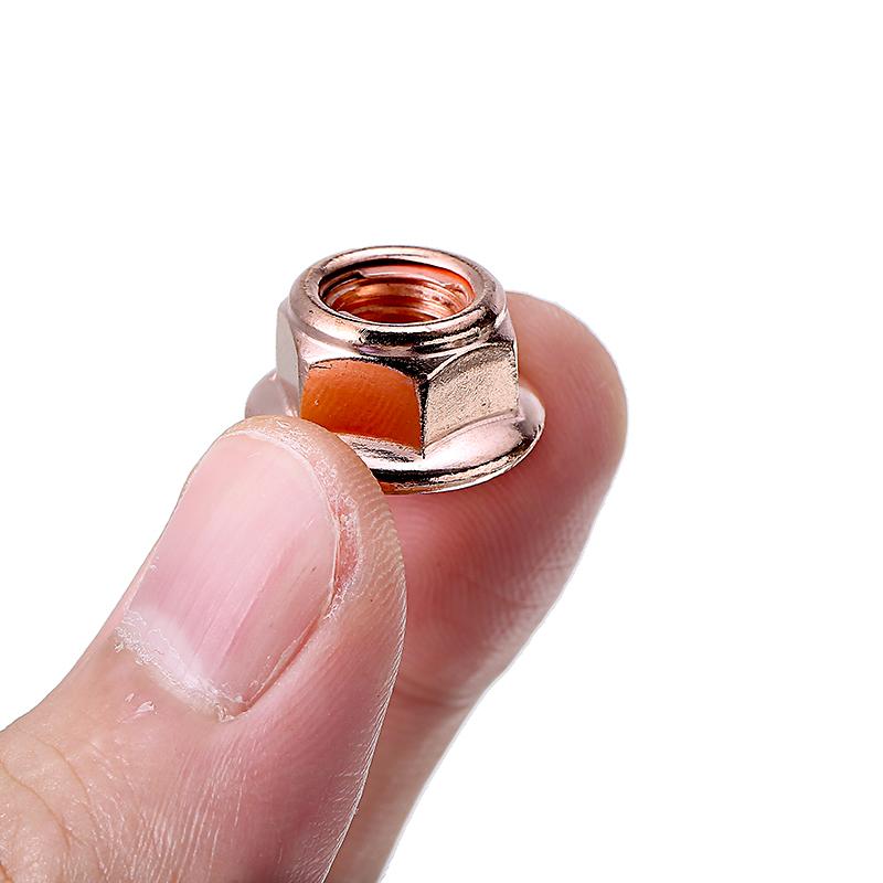 Buy 50x M8 Copper Flashed 8 Mm Exhaust Manifold Nut Nuts High ...