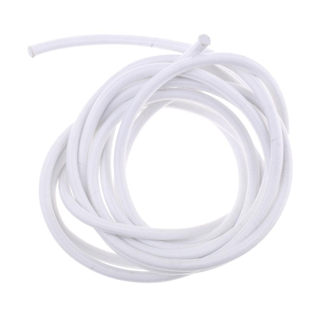 Buy 5mm White Elastic Stretch Bungee Rope Shock Cord Tie Down UV Stable ...