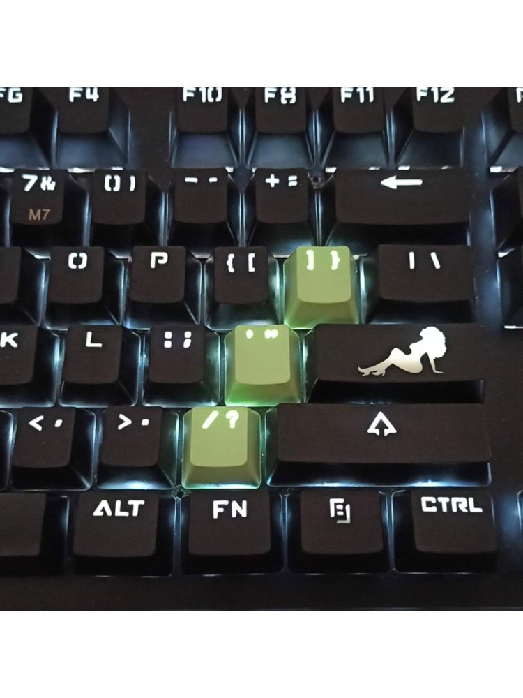 R2 2.25U Enter Key Shine Through Keycaps ABS Etched Backlit RGB ...