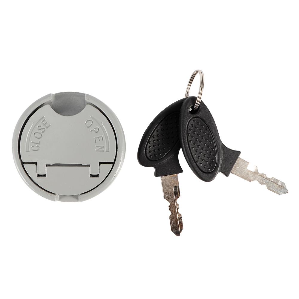 Gas Fuel Tank Cap Lock & Keys for Scooter GY6 4‑Stroke 139QMB Fit for ...