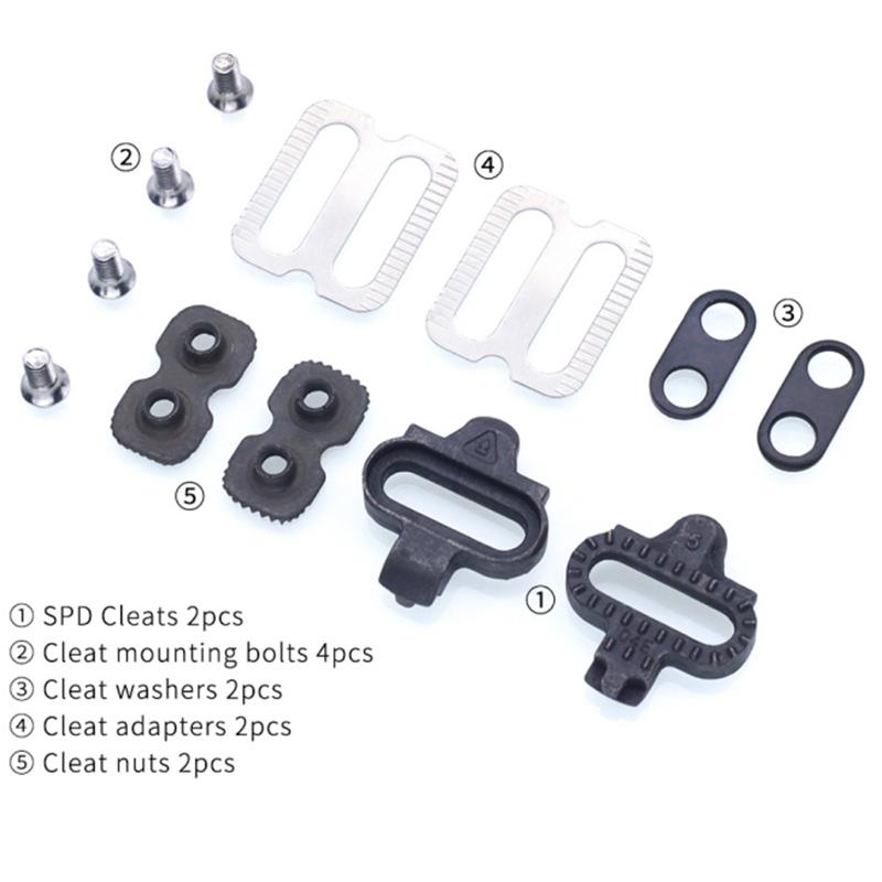 Buy Practical Mountain Bike Cleats Set Spd Pedals Bicycle Replacement ...
