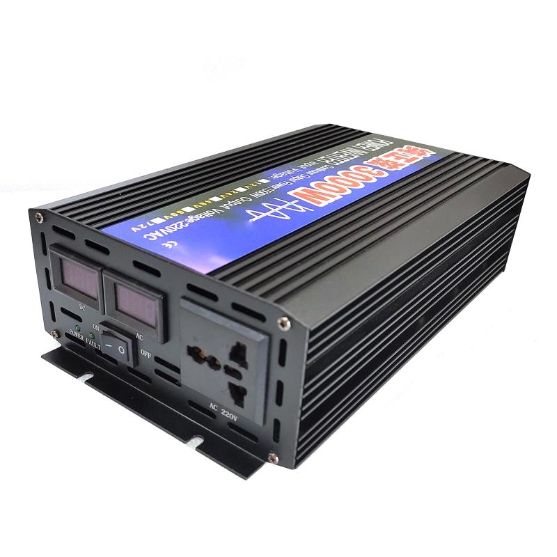 Buy 3000W DC12V To AC220V Pure Sine Wave Inverter 50HZ Converter Solar ...