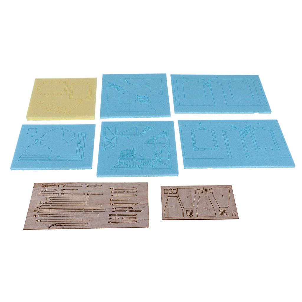 Buy 1:35 Scale Military Building Model Kits World War II Ruins House ...