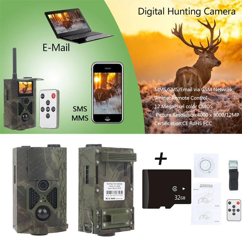 HC550G Wildlife Hunting Trail Camera 16MP CMOS GPRS GSM SMS Infrared 3G ...