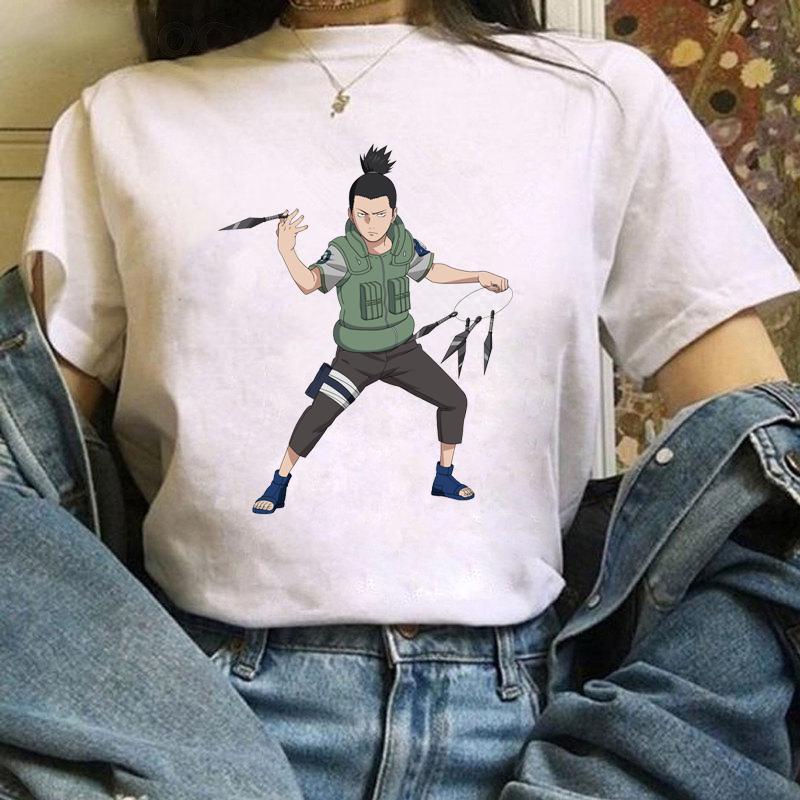 Buy Shikamaru Costume Nara Naruto Clipart Anime Printing Womens T-shirt ...