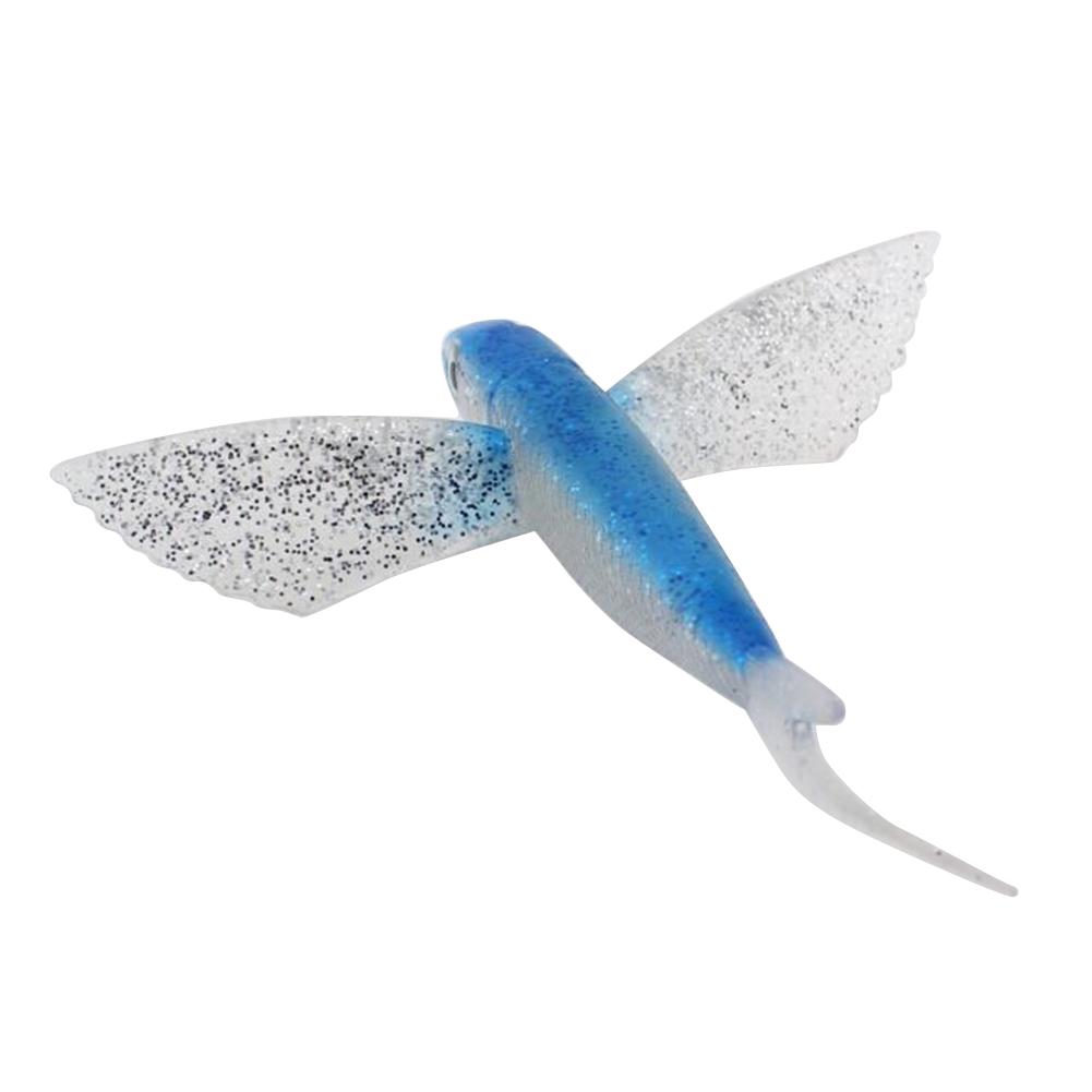 Buy Bionic Flying Fish Sea Fish Soft Tuna Lure Saltwater Fishing Lure ...