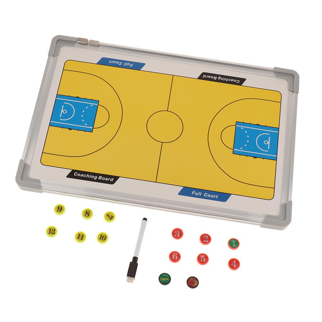 Buy Basketball Coaching Board Magnetic Strategy Clipboard with Marker ...