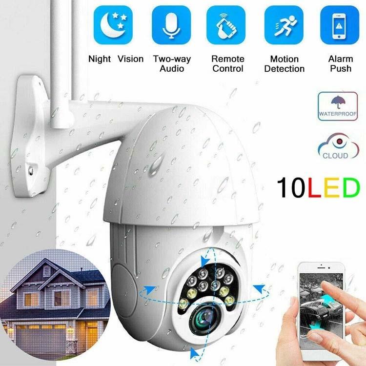 Cheap 10 LEDs Outdoor IP Camera Household Surveillance Camera 200W ...