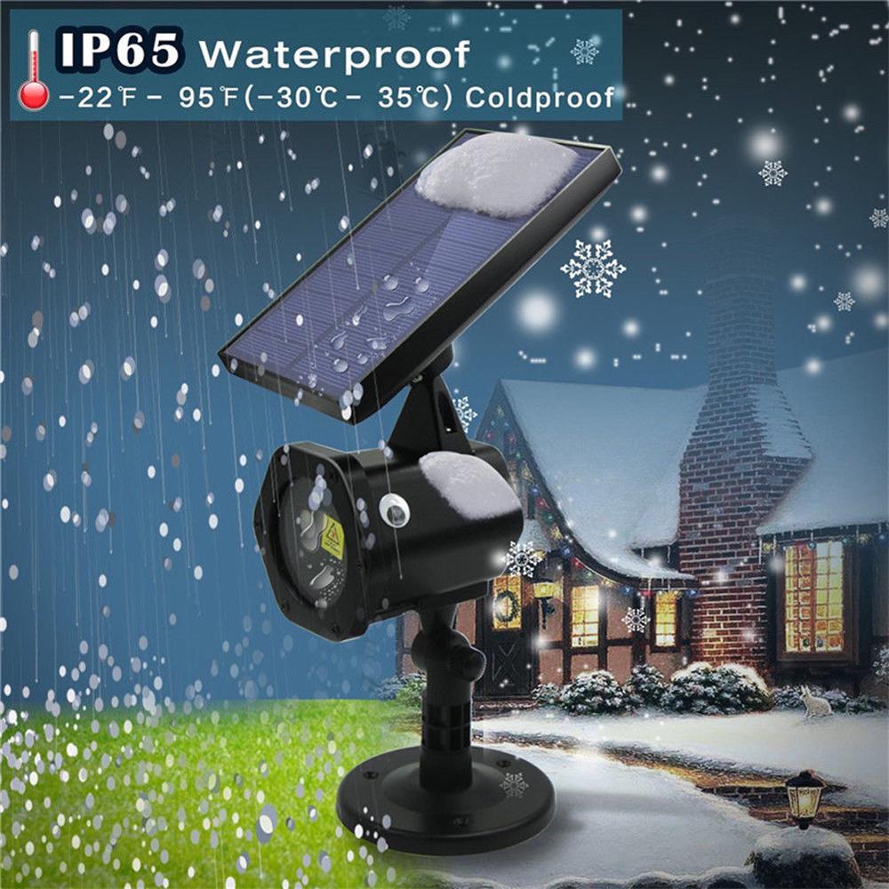 Buy Christmas Outdoor Solar LED Projector Light Xmas RGB Moving Star ...