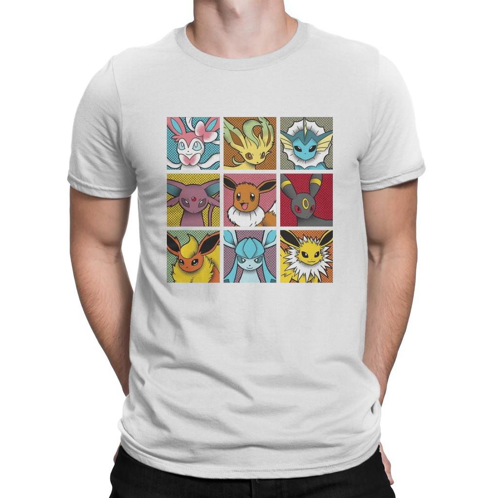 Buy Art Casual TShirt Pokemon Style Streetwear Leisure T Shirt Men ...