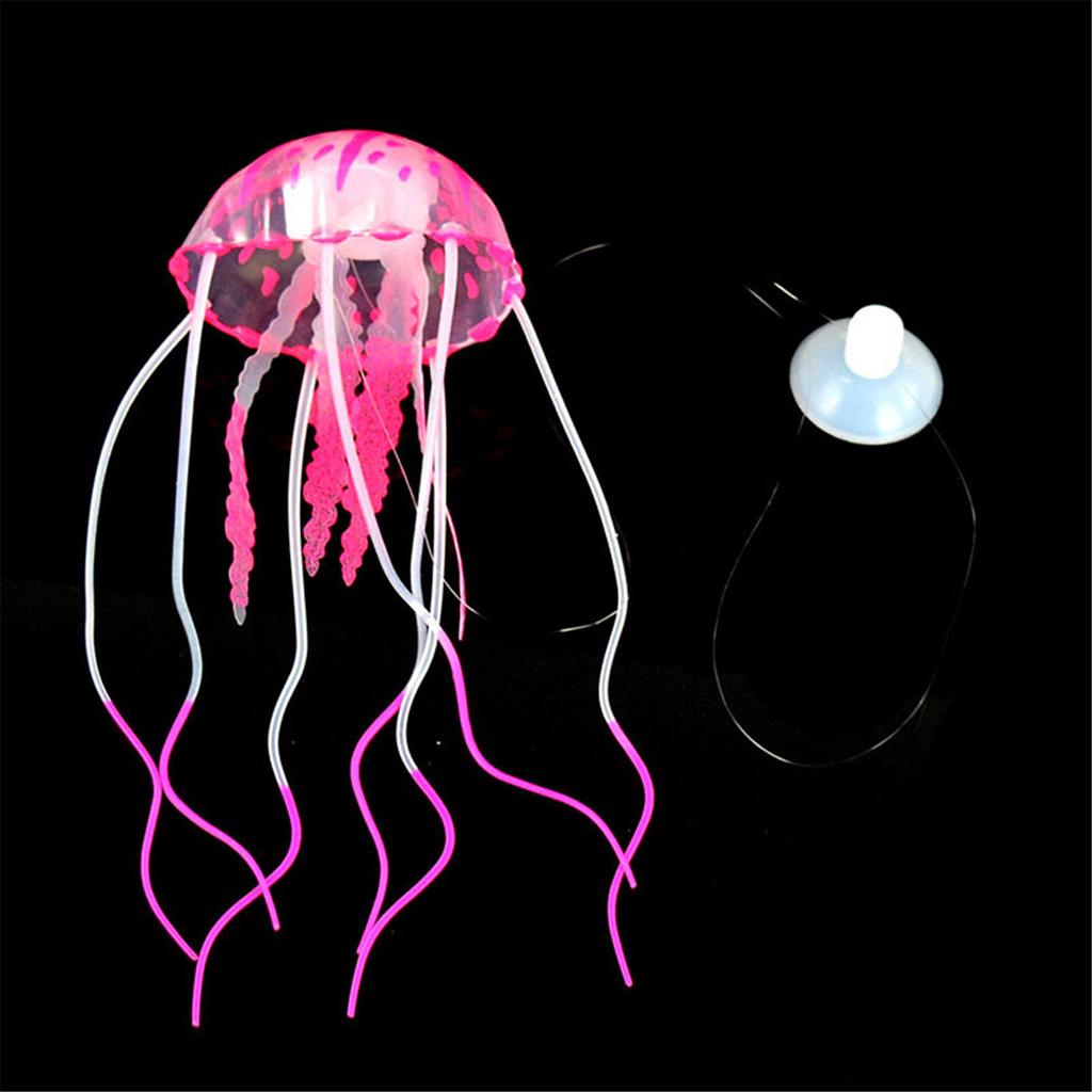 Buy Fish Tank Fluorescent Glowing Beauty Artificial Fake Jellyfish ...