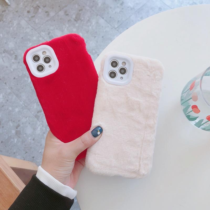 Buy Cute Fluffy Case Cover For iPhone 11 Pro X XS Max XR 8 7 Plus SE ...