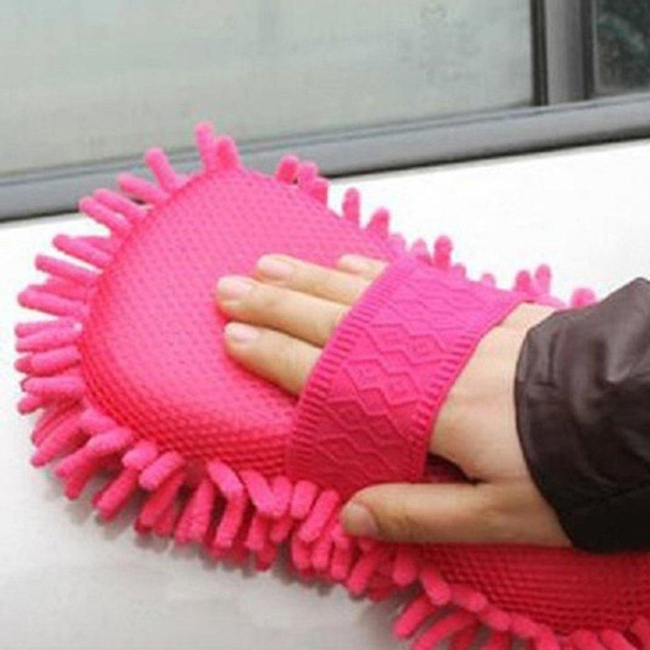 Buy Double-Sided Chenille Wash Wool Gloves Car Cleaning Car Washing ...