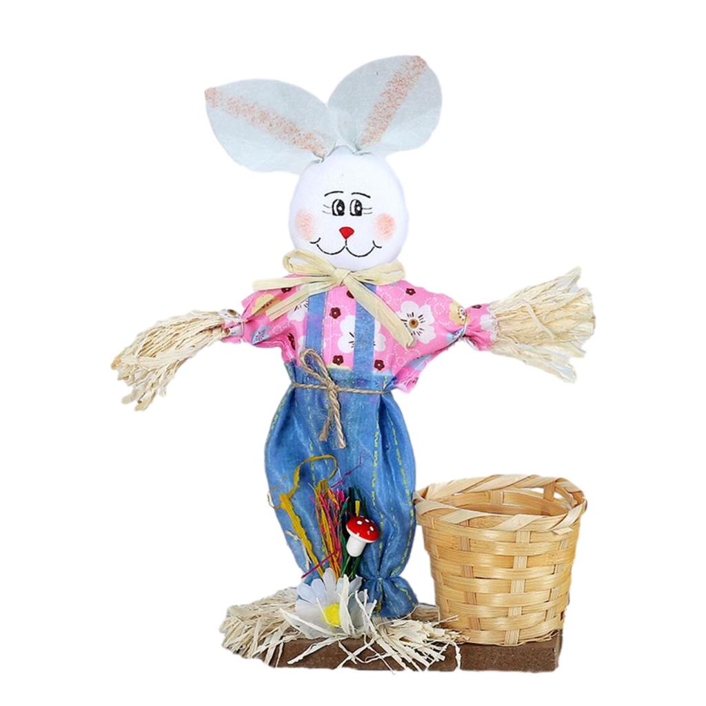 Easter Bunny Scarecrow Handmade Day Decoration For Kids uygun fiyatlı ...