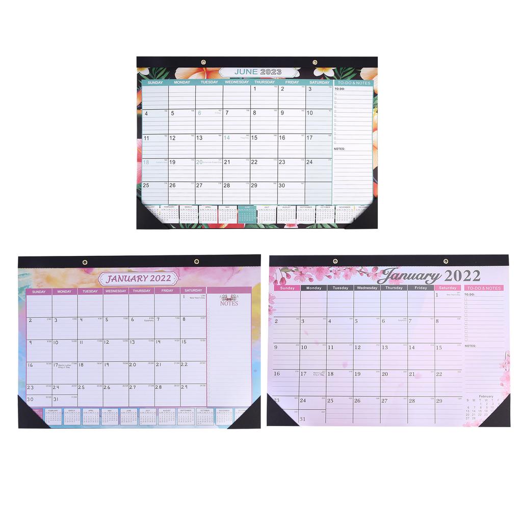 Cheap 2022 Desk Calendar - 18 Monthly Desk / Wall Calendar 2-in-1 17x12 ...