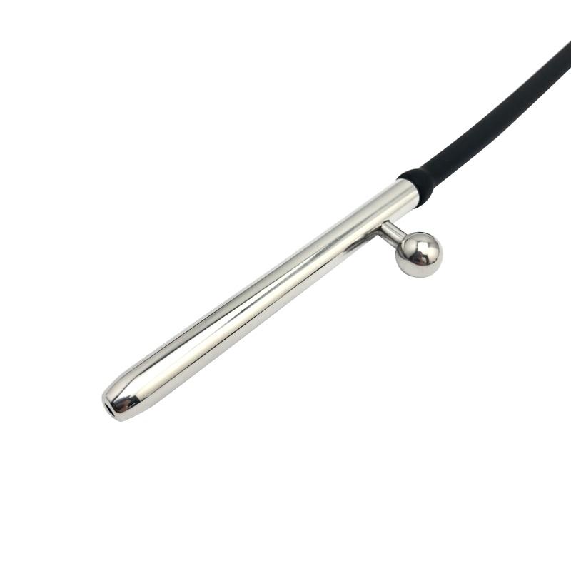 Cheap Silicone stainless steel Metal double head beads probe man ...