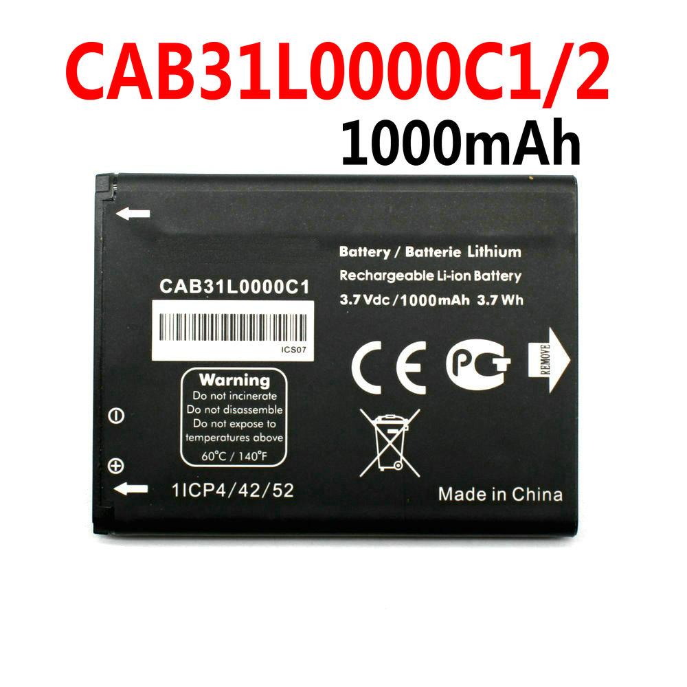 Buy Replacement Phone Battery CAB31L0000C1 CAB31L0000C2 For Alcatel i808 TCL T66 A890 One Touch ...