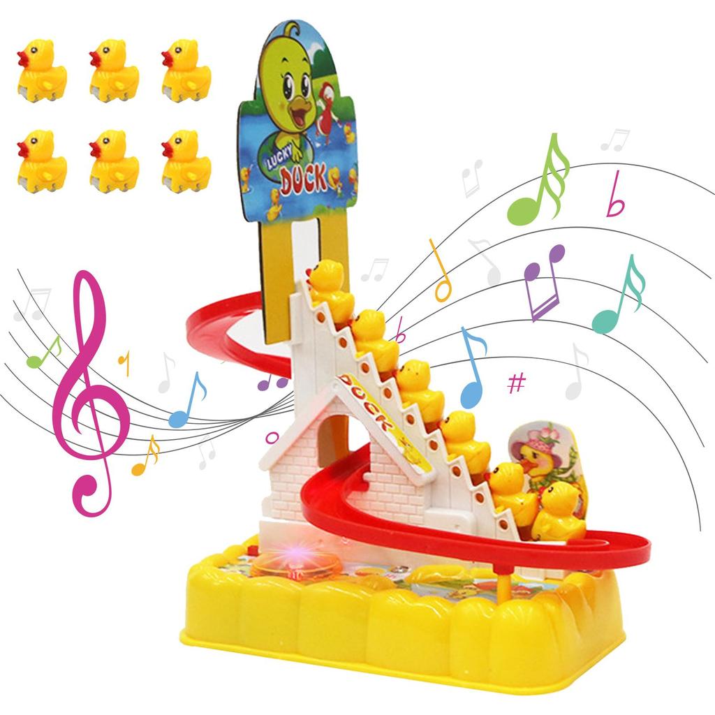 Buy Electric Little Duck Track Slide Toys-Electric Stair Climbing Toy ...