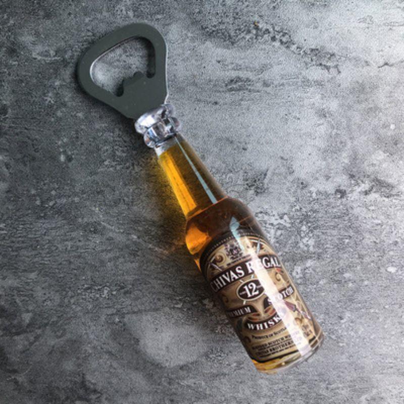 Buy Beer Bottle Opener DIY Refrigerator Stickers Cute Decorative 3D ...