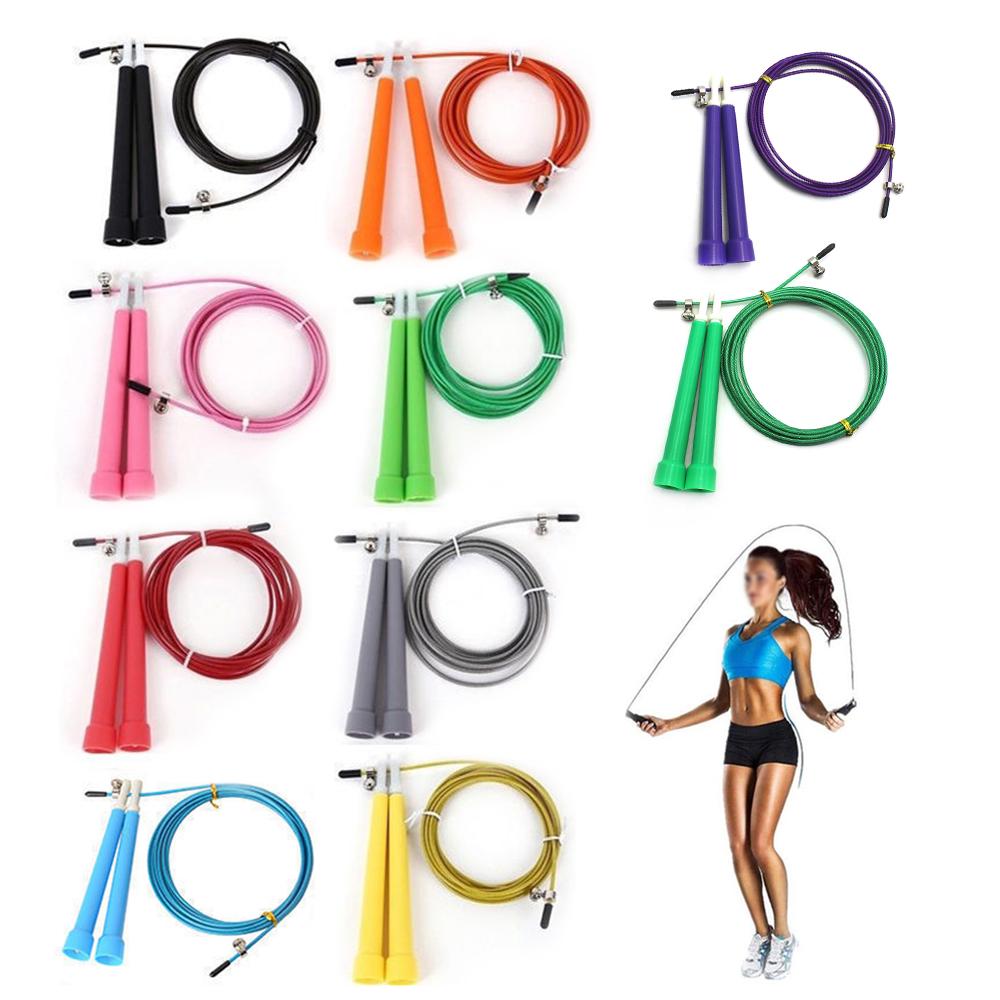 Buy Fitness Adjustable Speed Skipping Jumping Rope Boxing Gym CrossFit ...