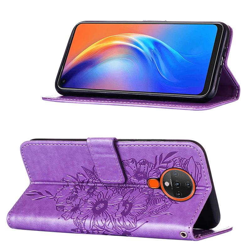 Case For Tecno Spark 7 Cover Etui Flip Wallet Stand Leather Book Funda ...