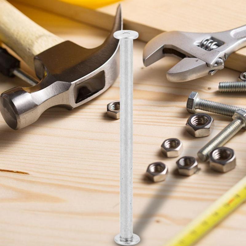 5/10pcs M5*70-85 Nickel Plated Book Album Binding Screw Snap Rivet ...