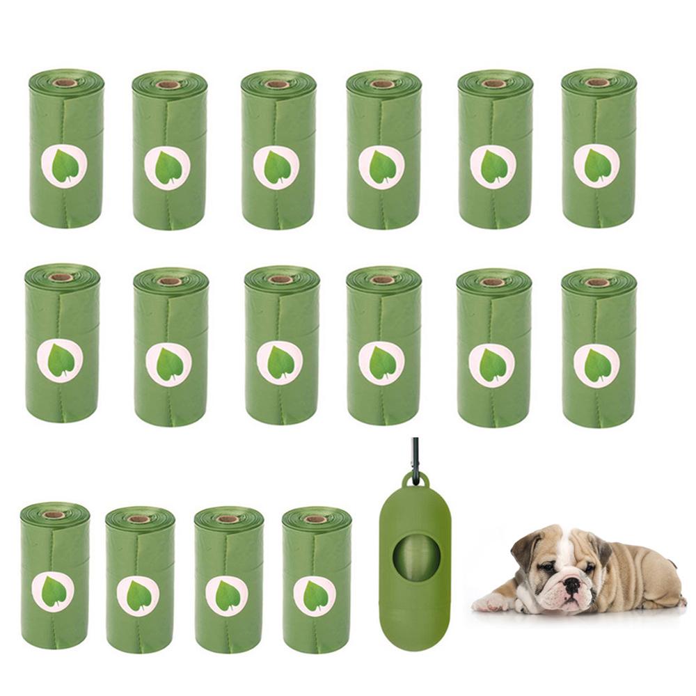 Buy Pet Dog Poop Bag Rolls With Dispenser Dog Waste Bags Leak-Proof ...