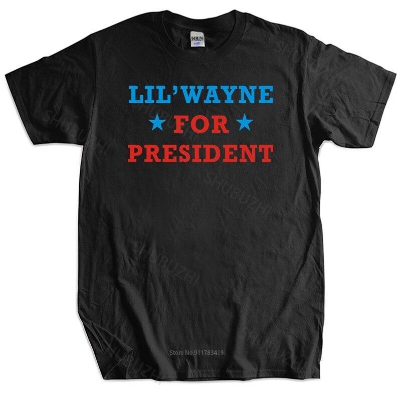 Buy Homme T Shirt Summer Men T-Shirt Lil Wayne For President T Shirt ...