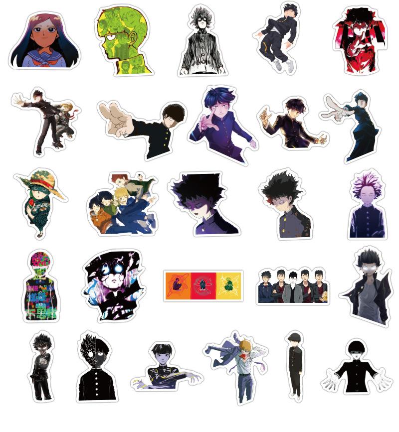 💰Cumpără 30/50Pcs Mobu Saiko Hyaku Stickers Mob Psycho Anime Stickers ...