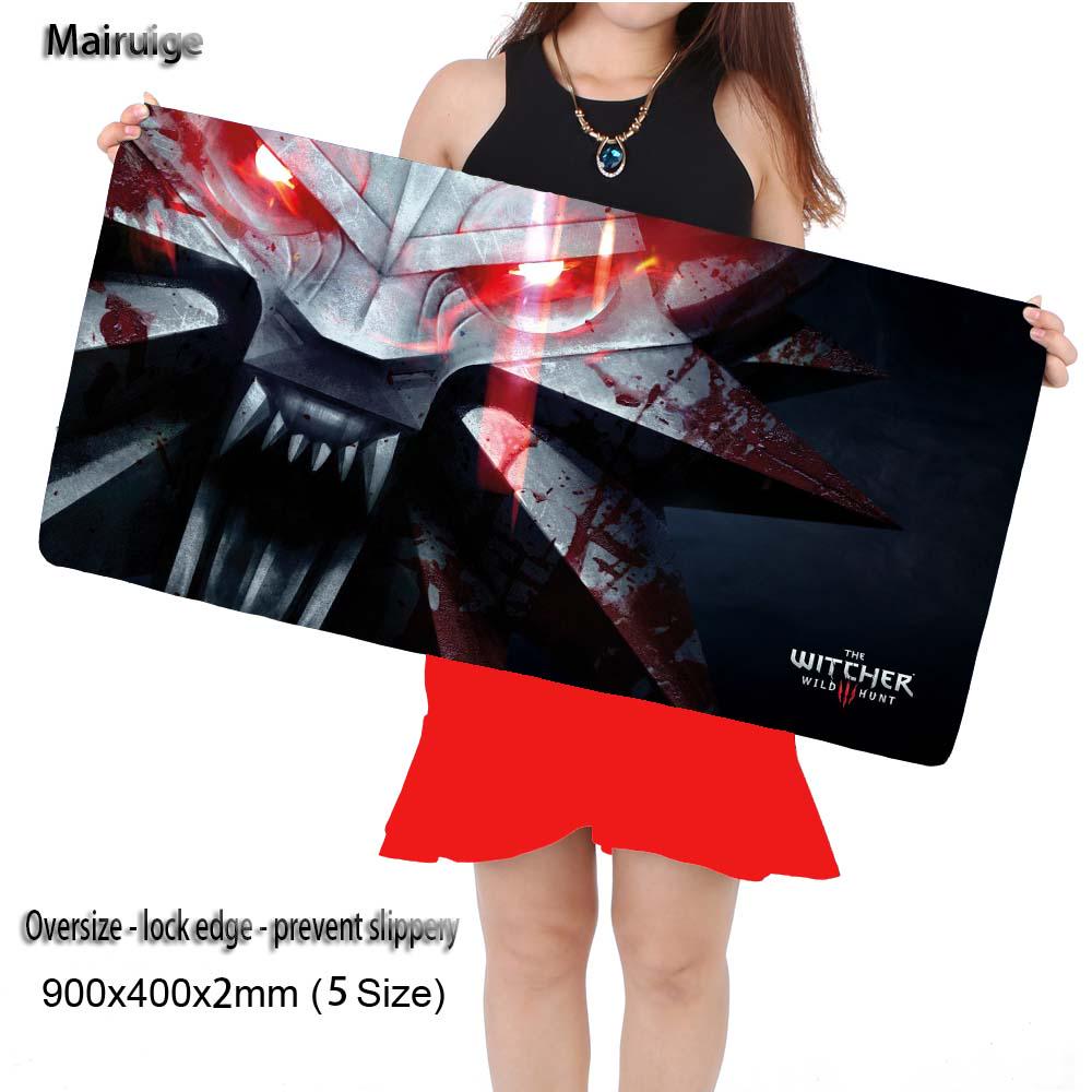 Buy Pad Witcher Gaming Locking Edge Mousepad Mouse Mat Keyboard Mat ...