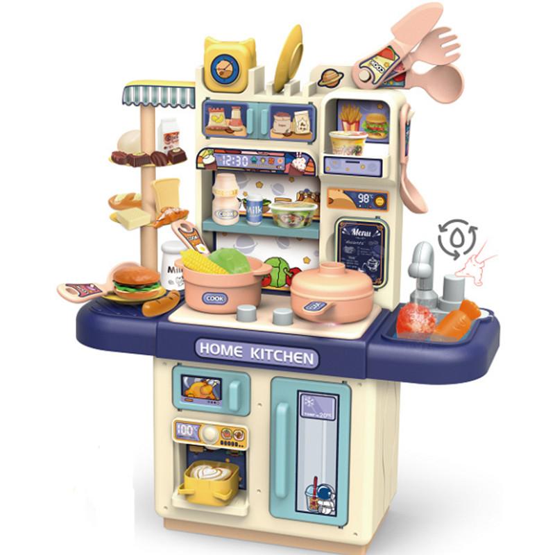 Hot Children‘s Play House Kitchen Dining Table Mini Food Cooking ...
