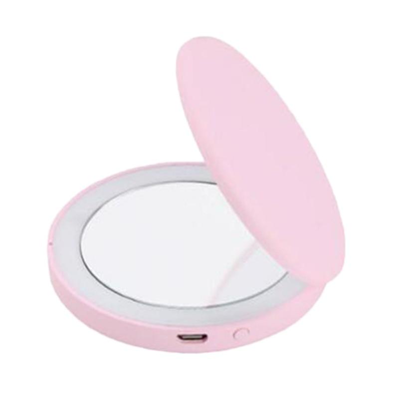 Buy LED Mini Makeup Mirror 1X 3X Magnify Hand Held Fold Small Portable ...