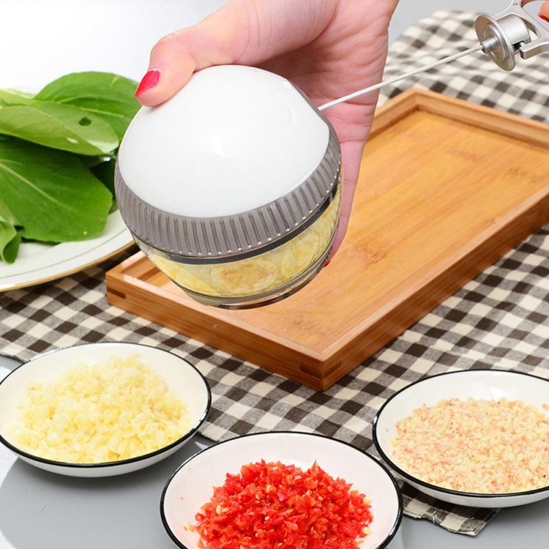 Buy Mini Manual Fruit Vegetable Chopper Hand Pull Food Cutter Grinder ...