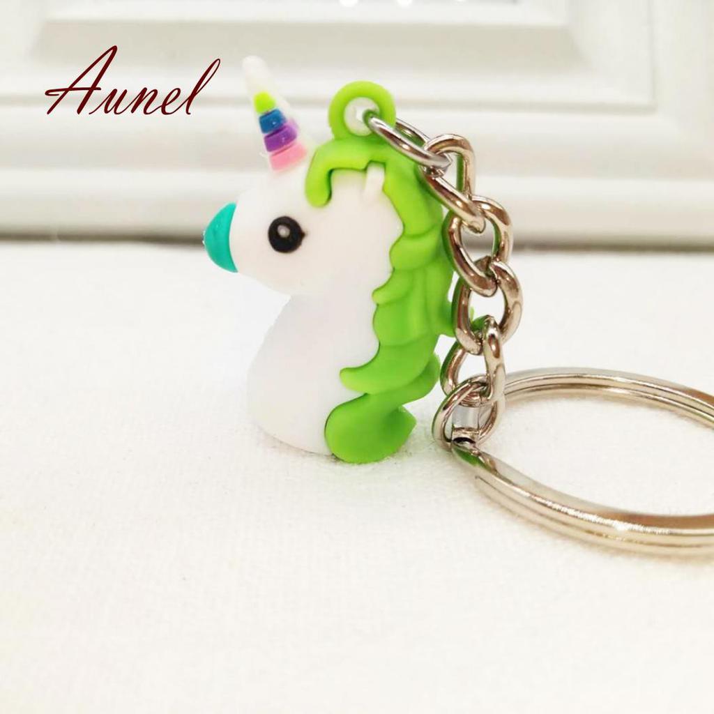 Cute Rainbow Unicorn Key Chain Decoration Birthday Party Return Bag ...