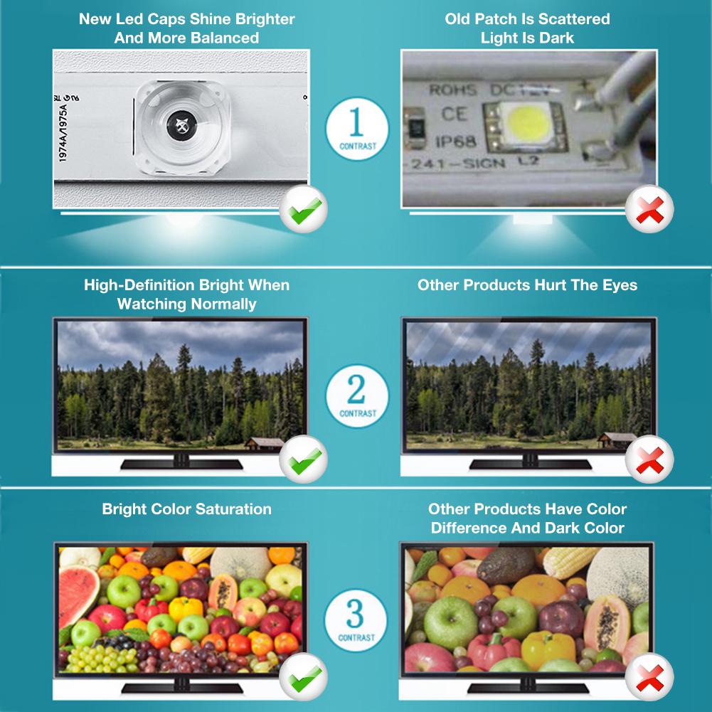 Buy 8PCS LED Backlight Strip 4 Lamp Beads Light Bar for LG 42 Inch TV ...