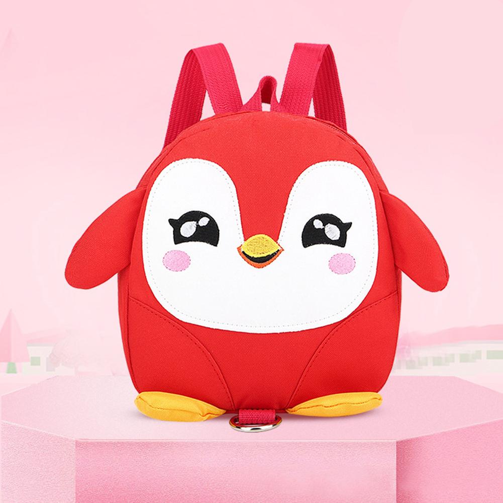 Buy Cartoon Penguin Backpack Boy Girl Kindergarten School Bags w/Anti ...