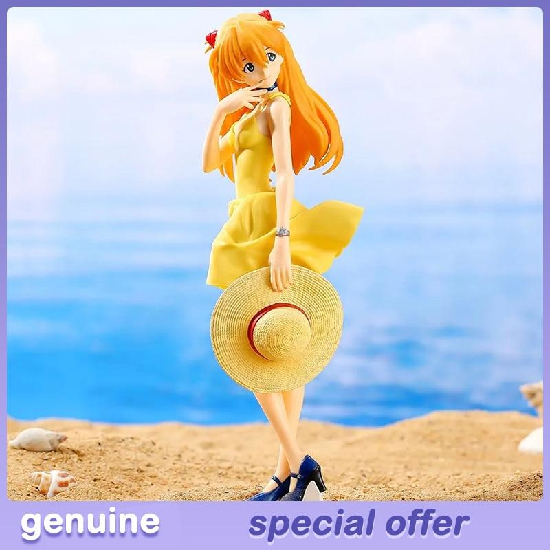 Asuka Langley Soryu Yellow Summer Dress Ver. Collection Anime Figurine ...