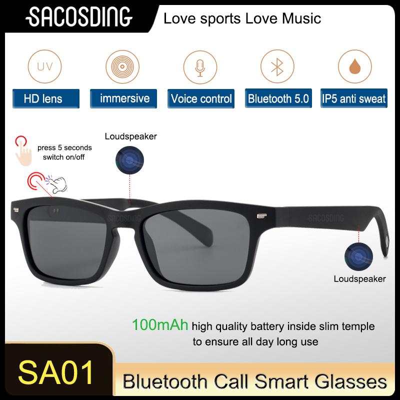 Kaufe 2023 SA01 Neue Smart Glasses Kabelloses Bluetooth 5.0 Musikhören ...