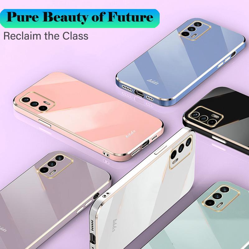 Buy Luxury Plating Phone Case For OPPO A12 A15 A16 A94 A74 A53S A53 A5 ...