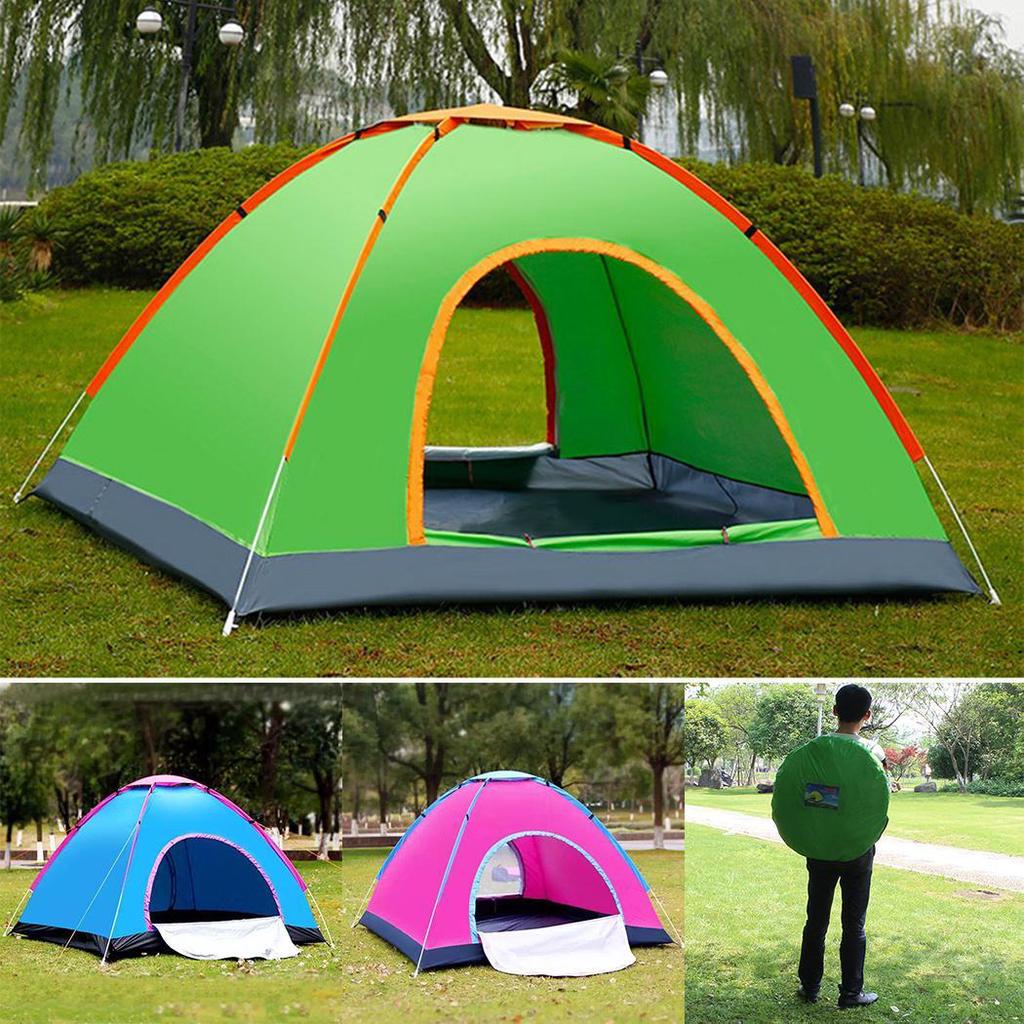 Buy Outdoor Travel Hiking Portable Lightweight Folding Camping Tent Kit ...