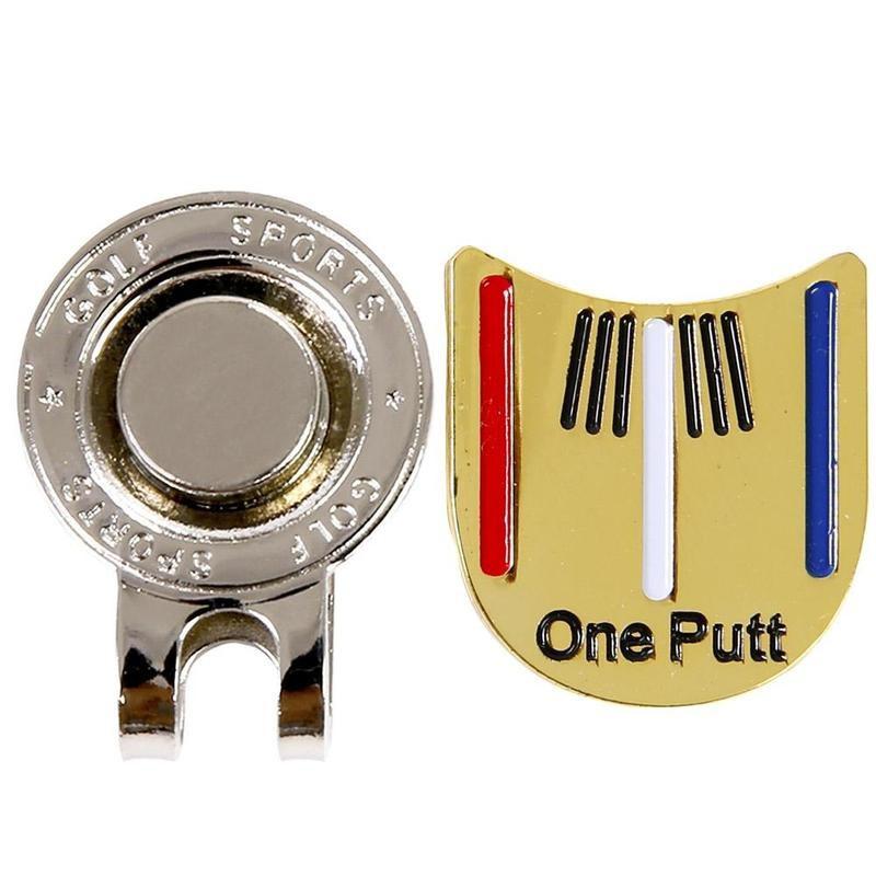 Buy One Putt Golf Putting Alignment Tool Ball Marker With Hat Clip at ...