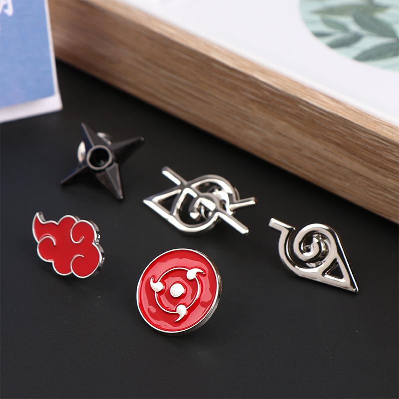 Ninja Series Pins Cartoon Darts Badges Animation Peripheral Metal ...