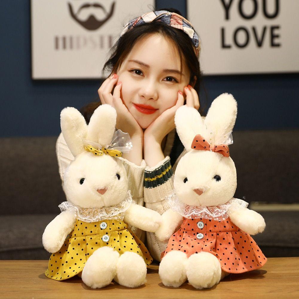 💰Kjøp Children Gift Soft Toy Rabbit Plush Toy Bunny Plush Doll Bunny ...