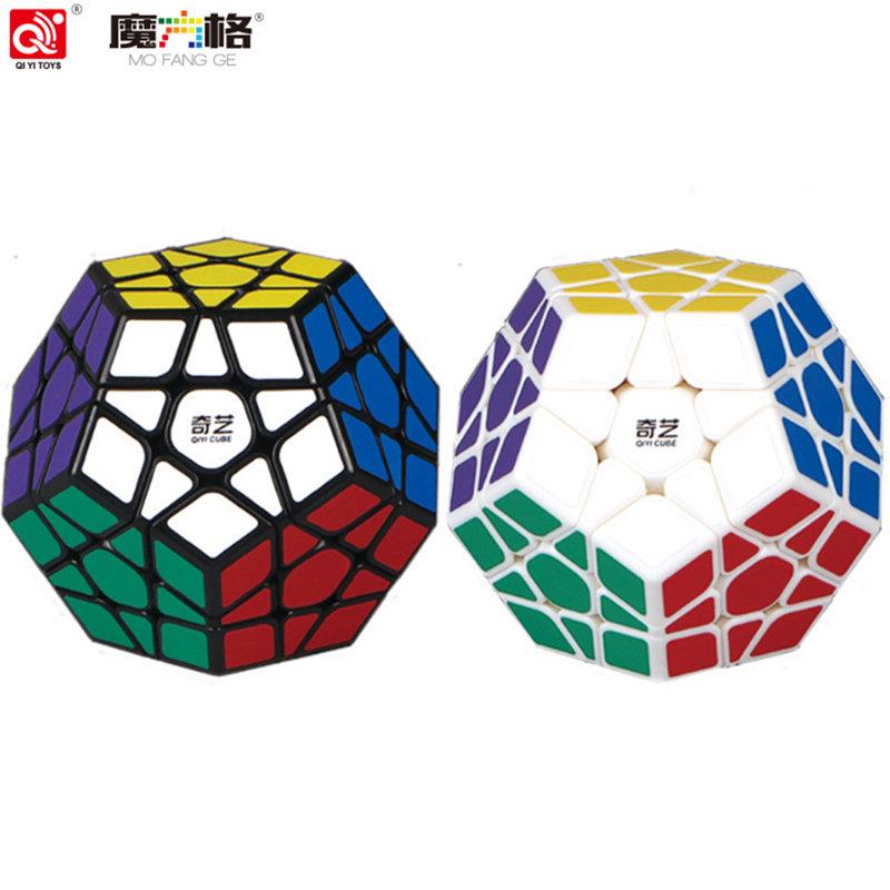 Buy New Qiyi Megaminx Magic Cube Sticker Speed Professional 12 Sides ...