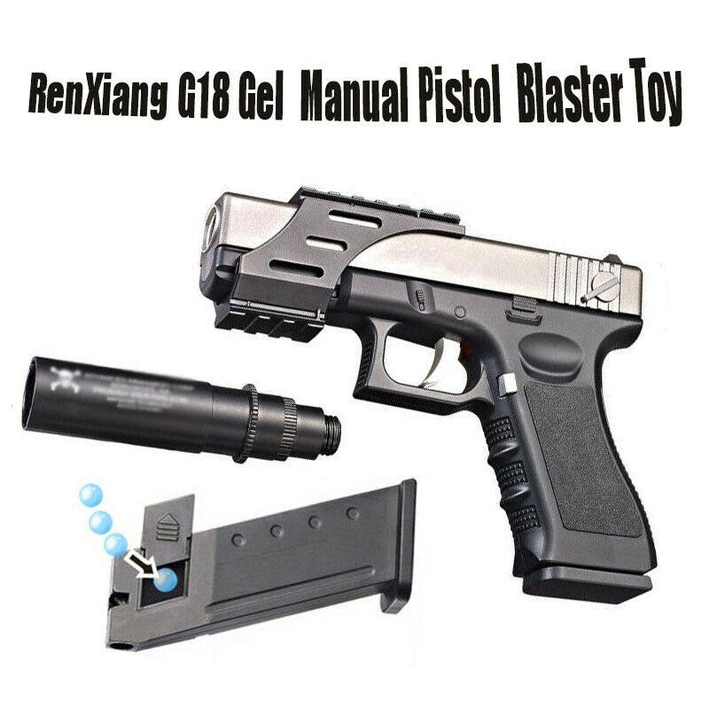 Buy Manual Renxiang G18 Toy Pistol Gel Ball Blaster Water Bullets ...