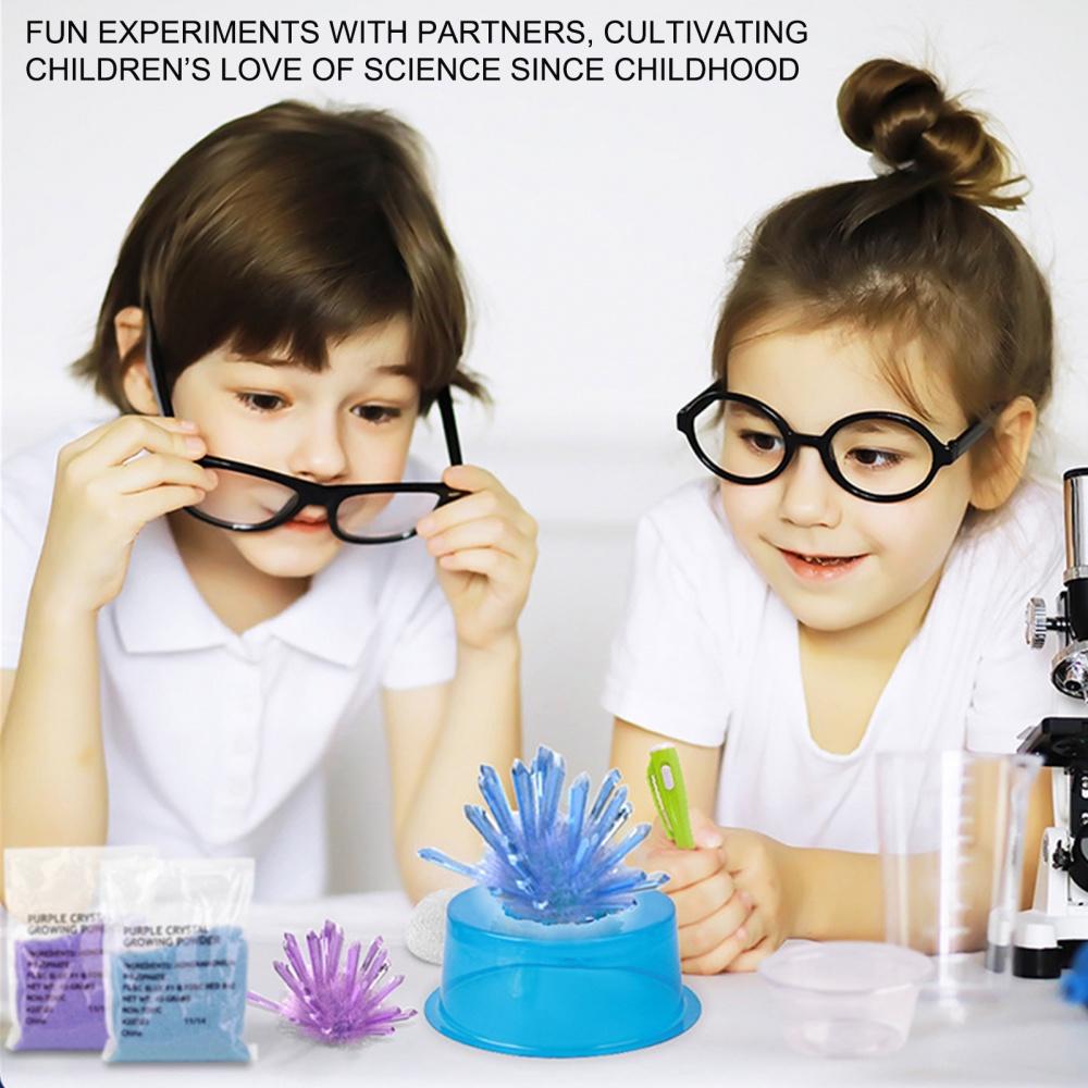 Buy Crystal Growing Science Experimental Kit, Easy DIY STEM Toys, Lab ...